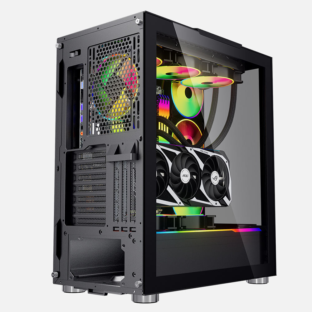 Buy China Wholesale Esgaming Oem/odm X03 Eatx Gaming Pc Casing Atx Side ...