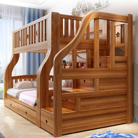 Factory Price Durable Using Wood And Bunk Bed Children Kids Beds Bedroom Sets For Bedroom Furniture 132 Wholesale China Double Bunk Bed For Kids at factory prices from Qingdao Better Wood