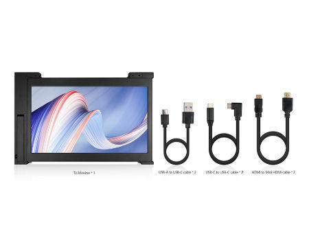 Buy Wholesale China Extender Dual 13.3'' Display Triple Portable ...