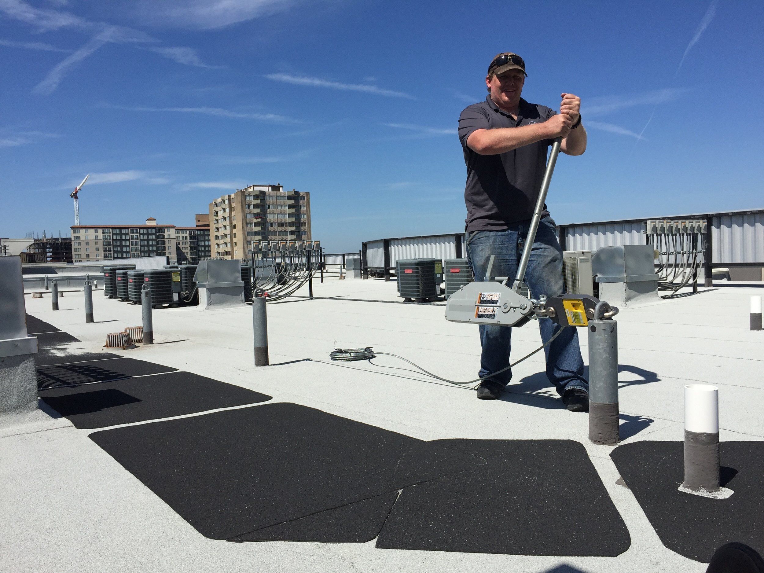 Buy Wholesale China Fall Arrest Roof Anchor Post Fall Protection ...