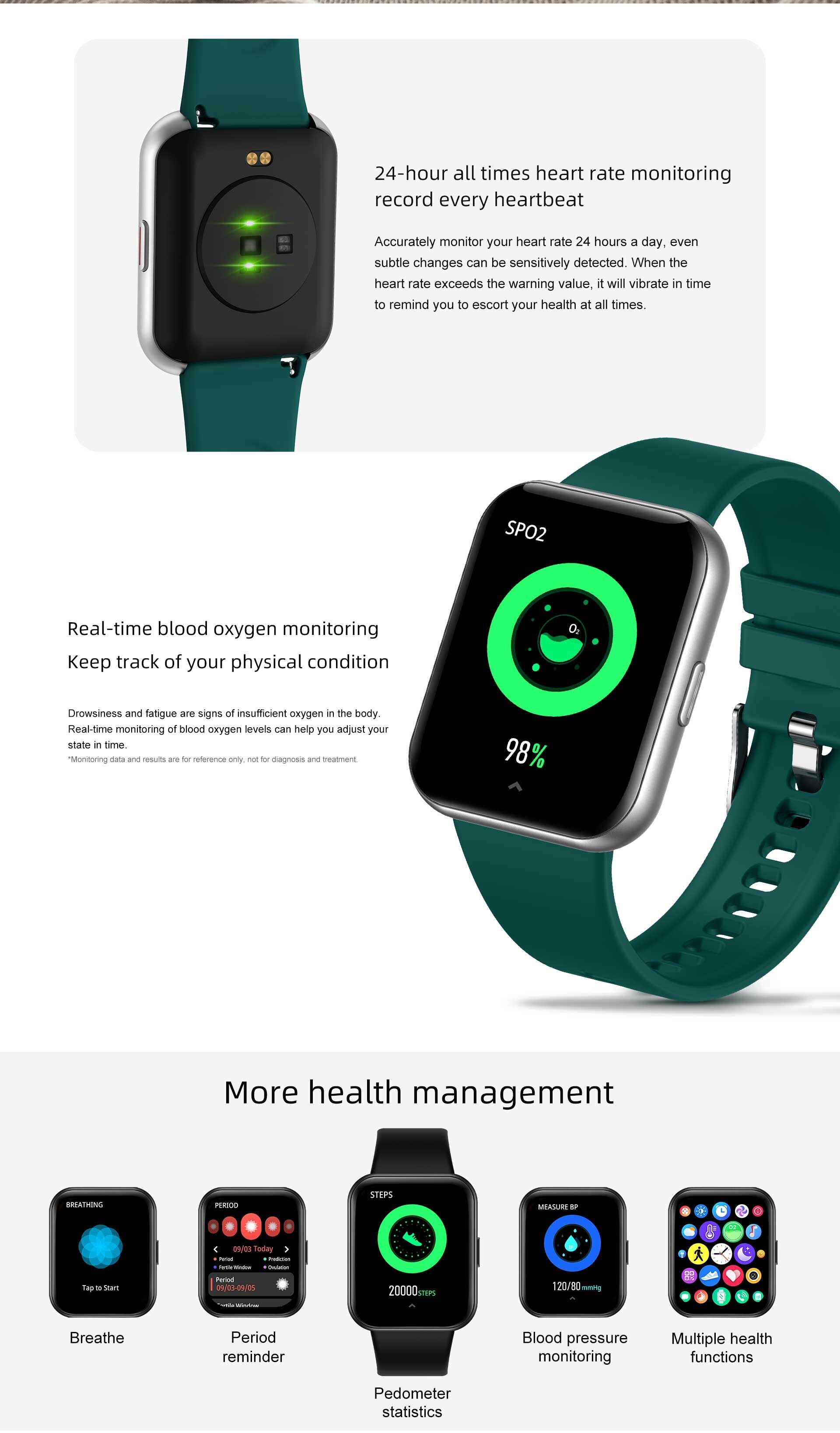 Buy Wholesale China Zl33b-02-smart Watch Smart Bracelet Ce Rohs Smart ...