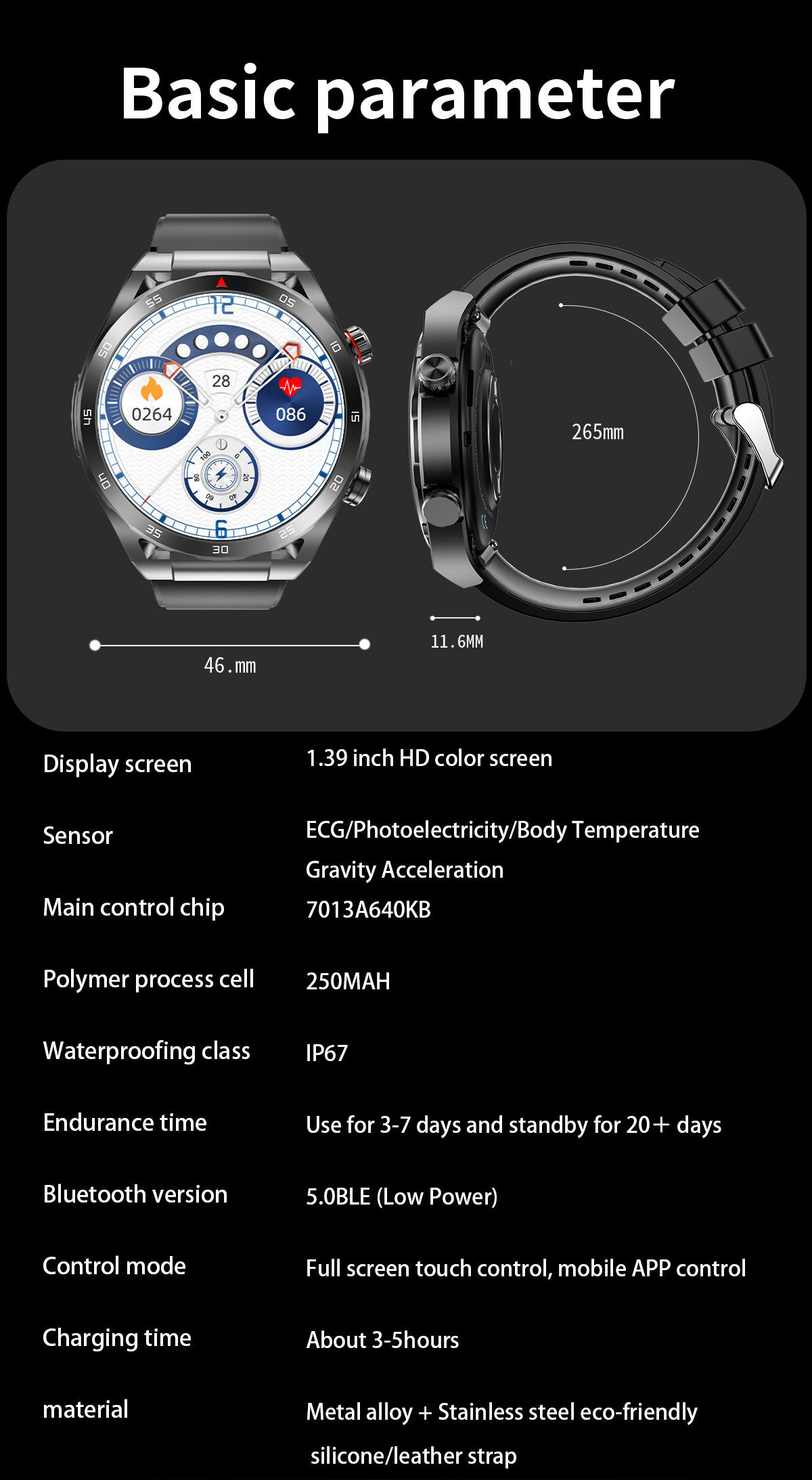 Buy Wholesale China Wholesale Oem Ecg Reloj Smart Watch Bt Call Heart ...