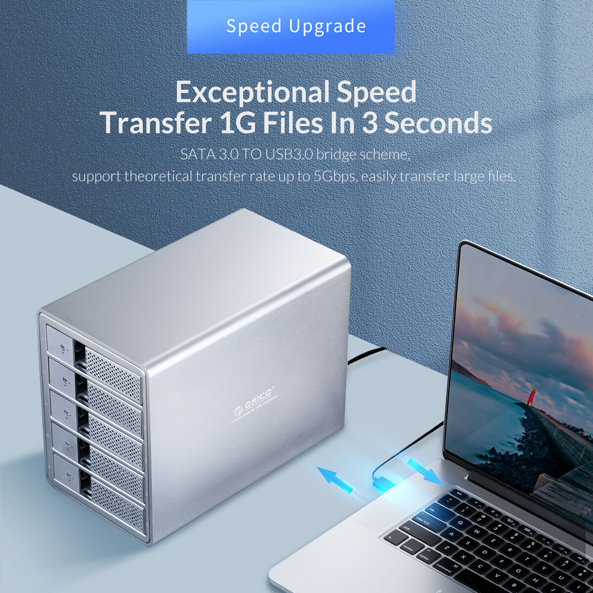 Buy Wholesale China Tool Free 2 Bay Hdd/ssd Enclosure,2.5/3.5 Inch Usb3 ...