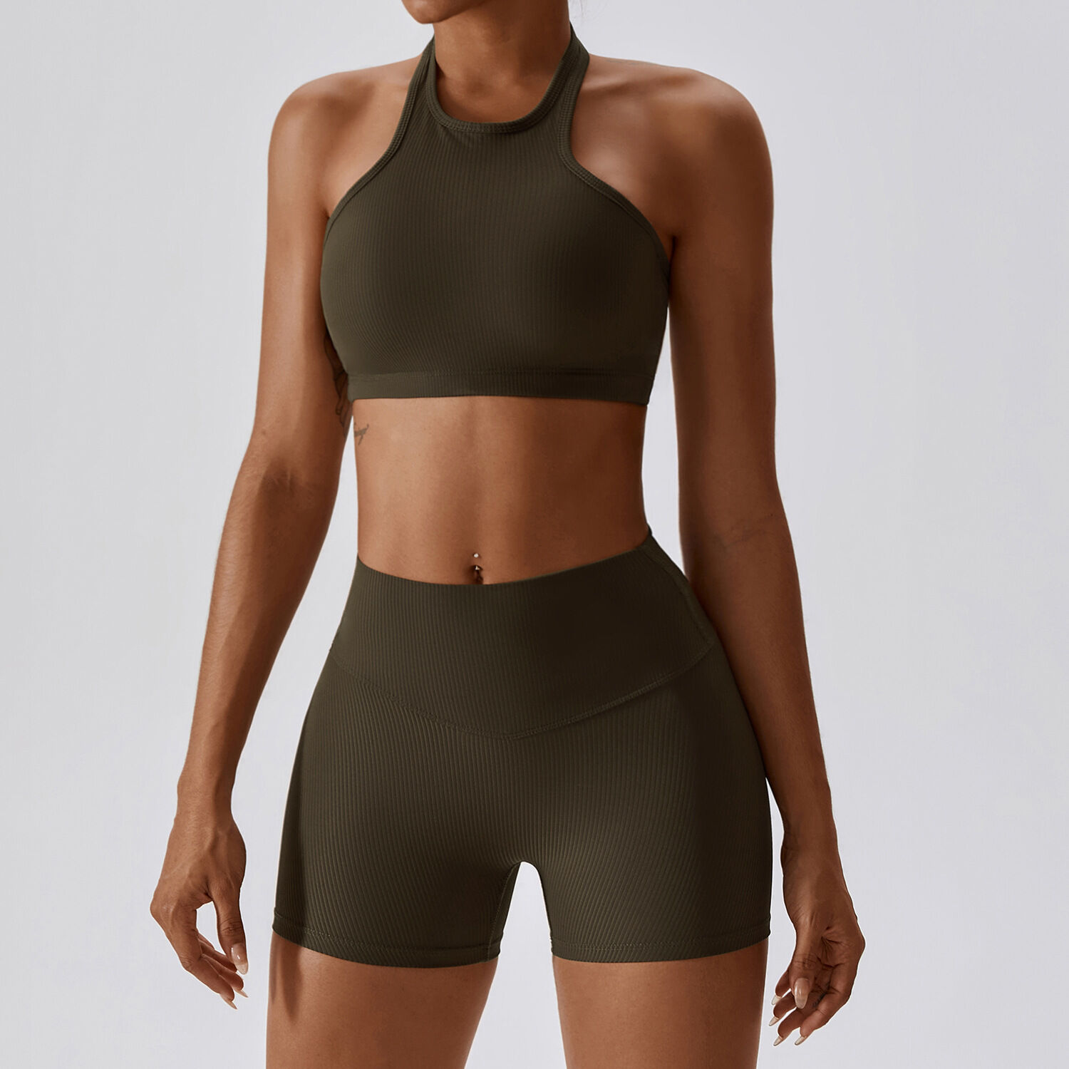 Buy Wholesale China Women′s Gym Sports Wear Set Yoga Suit Tops Bra ...