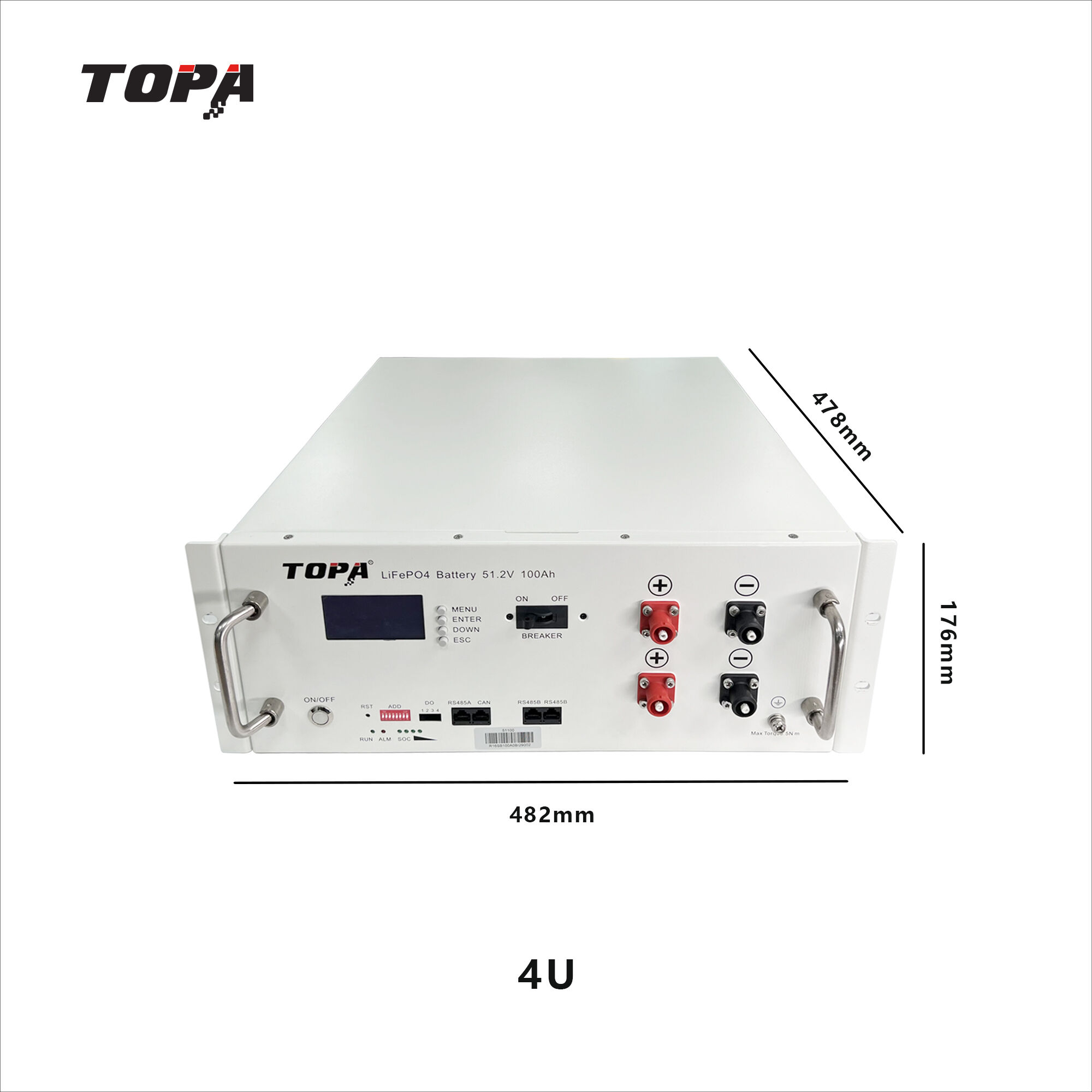 Buy Wholesale China Topa 100ah 51.2v Power Wall Battery Life Po4 ...