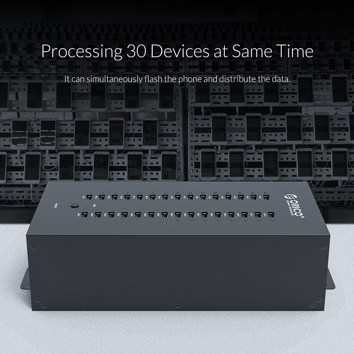 Orico Industrial Usb Hub, 30 Ports Mountable 150w Powered Industrial ...