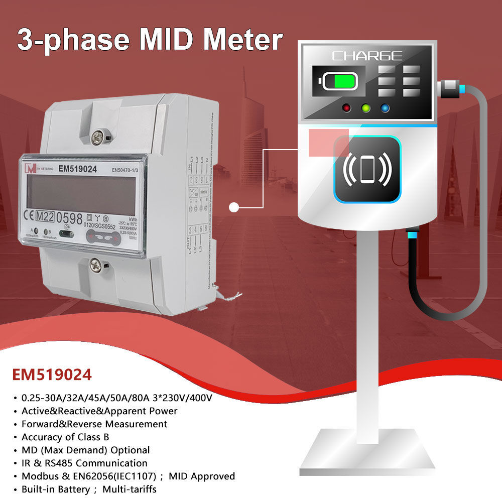 Rs485 Modbus Rtu Bidirectional Three-phase Mid Approved Din Rail Energy Meters - Explore China ...
