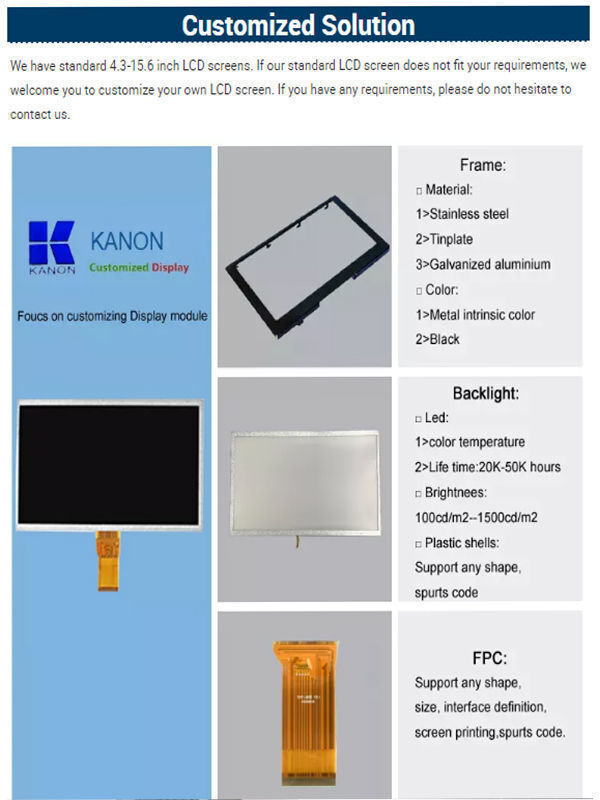 Buy Wholesale China Factory Price 7 Inch Touch 1024x600 Tft Lcd 50pin ...