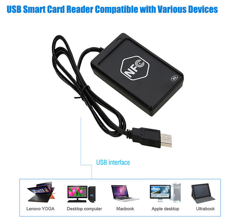 Buy Wholesale China 2023 Top Quality 13.56mhz Usb Nfc Card Reader Writer Acr1251 & Nfc Card ...