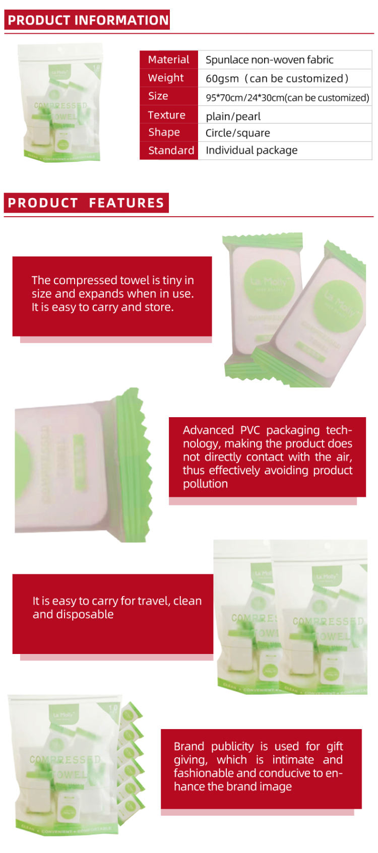 Buy Wholesale China Magic Small Facial Towels Compressed Tablets ...