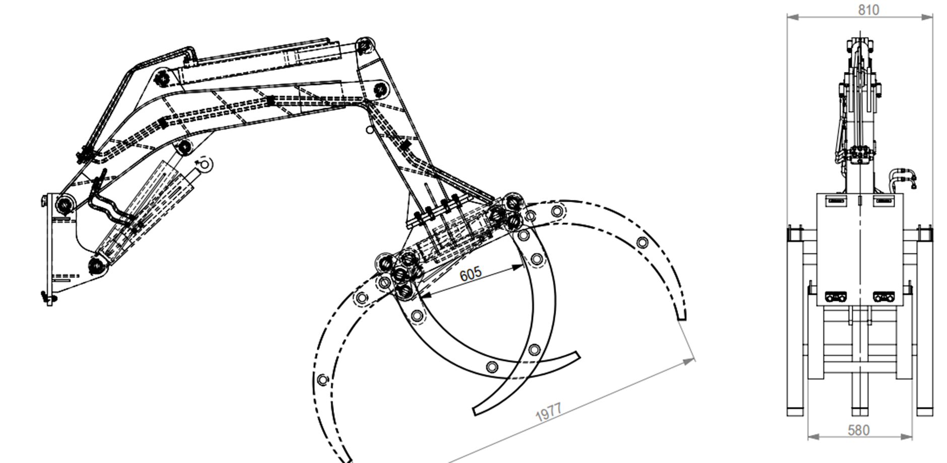 Buy Wholesale China Wholesale Forklift Attachment Waste Grab F ...