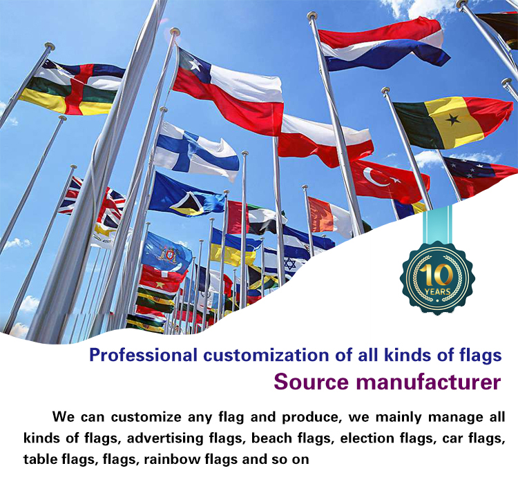 Manufacturer Decoration Advertising Flags Banners 3x5 Ft Sublimation ...