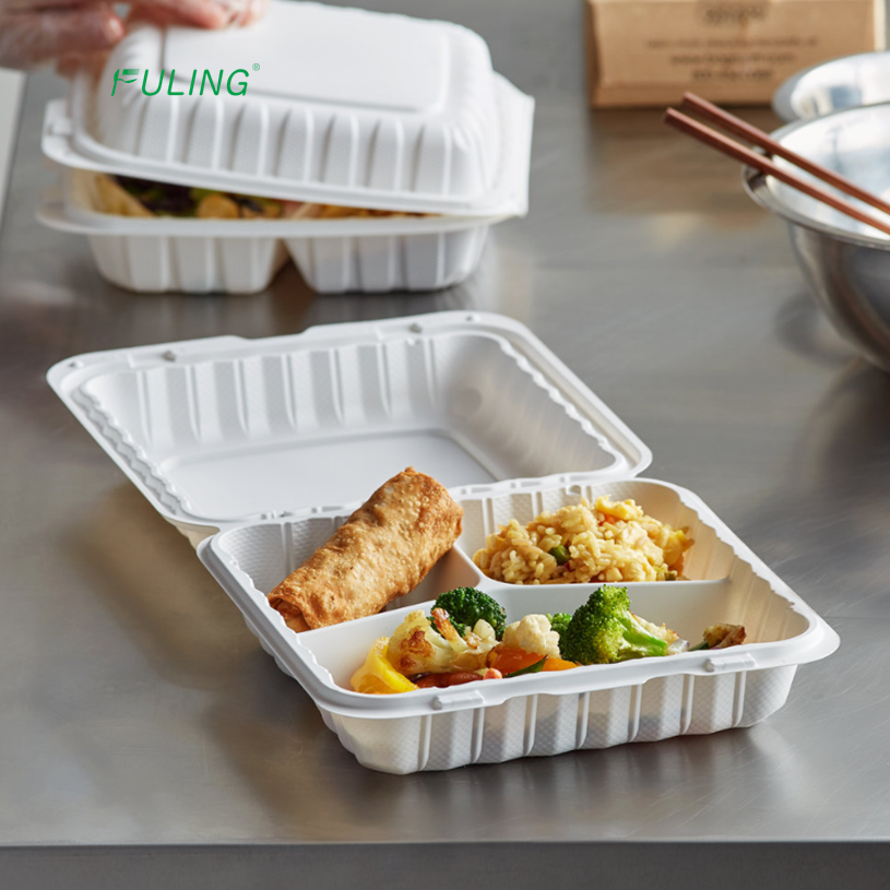 Takeway Food Box Eco Friendly Envases Biodegradables Disposable 3 ...