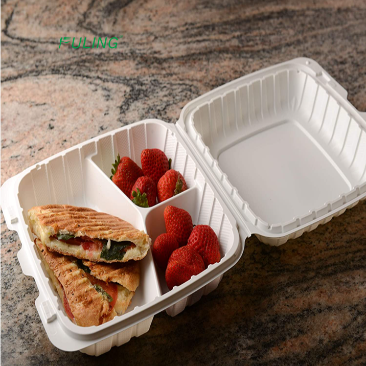 Takeway Food Box Eco Friendly Envases Biodegradables Disposable 3 ...