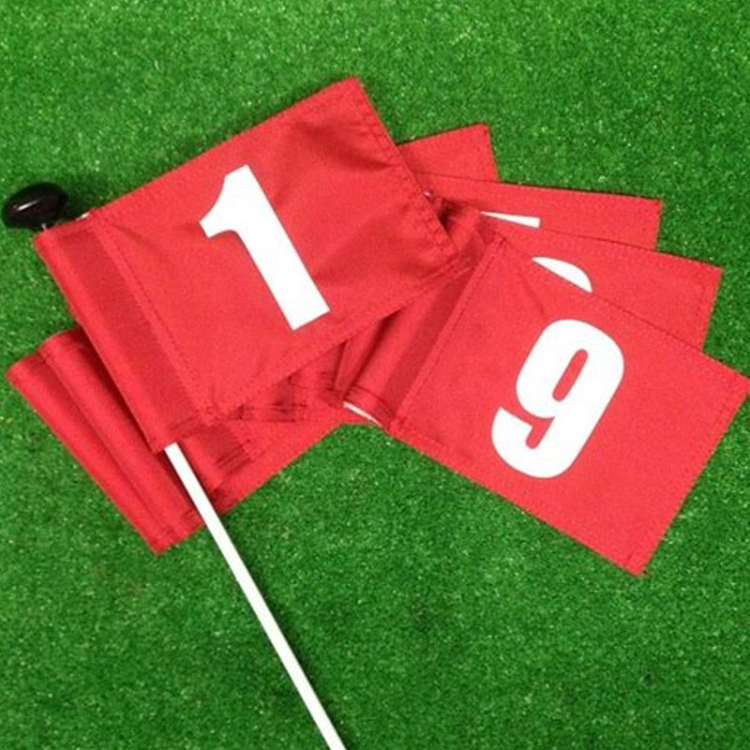 High Quality Polyester Wholesale Mini Custom Size Design Golf Flag Hot Selling Outdoor Golf ...