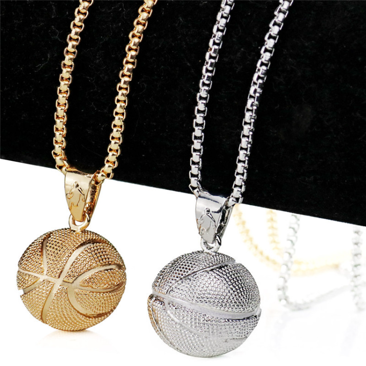 Buy China Wholesale Couple Jewelry 3d Basketball Football Rugby Sports ...