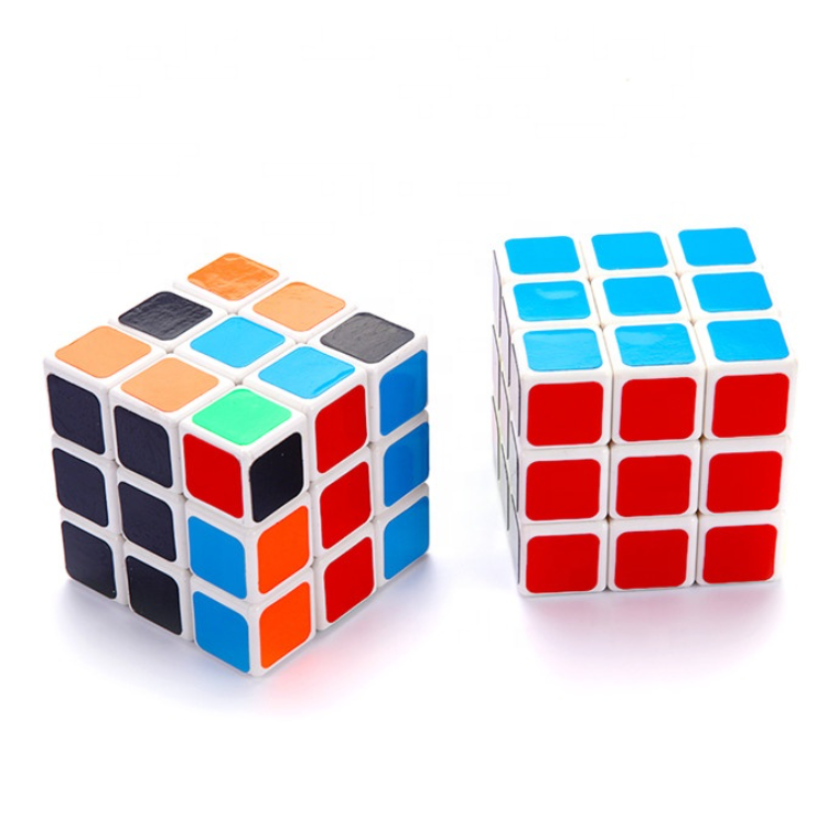 Fidget Toy 7.5cm 3 Layer Puzzle Game Toy Magical Speed Cube With White ...