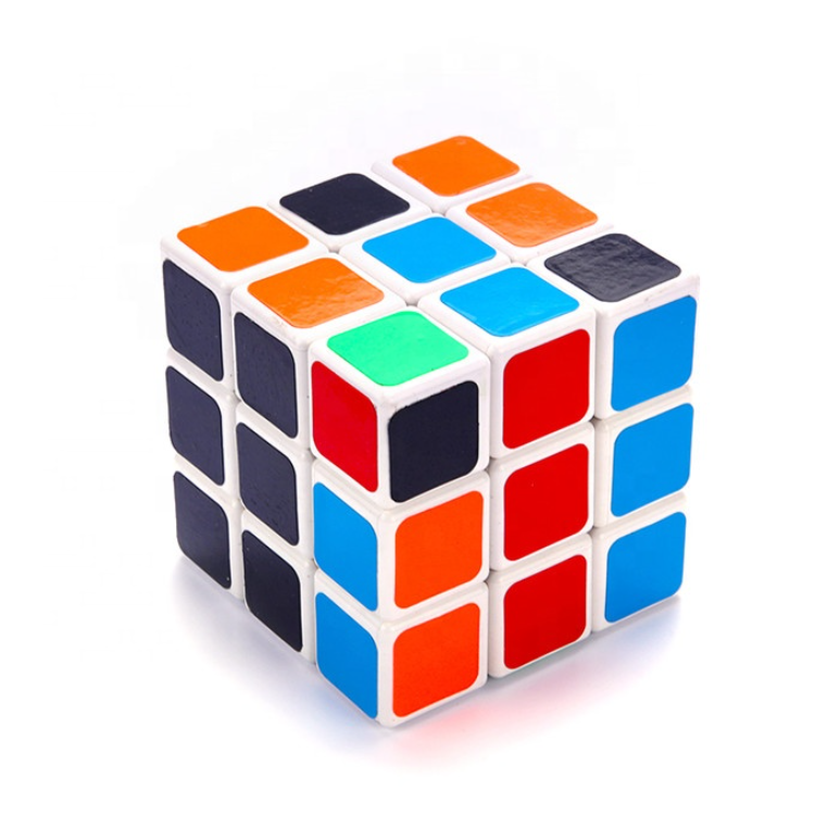 Fidget Toy 7.5cm 3 Layer Puzzle Game Toy Magical Speed Cube With White ...