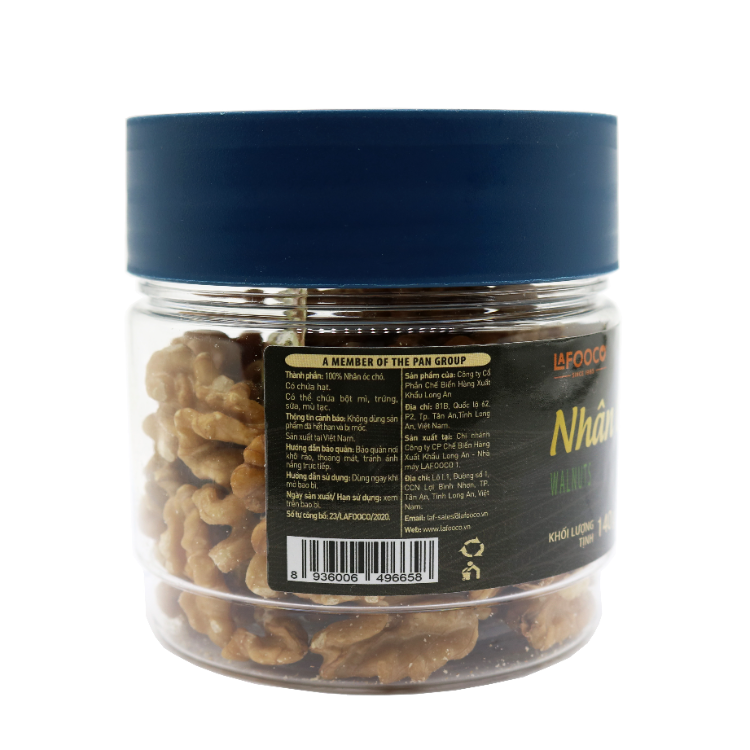 Lafooco Round Jar Top Grade Unsalted Walnut Plastic Usa 140g Walnut ...