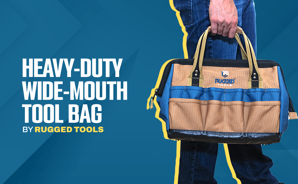 Buy Wholesale China Heavy Duty 27 Pockets Top Wide Mouth Tool Kit Bag ...