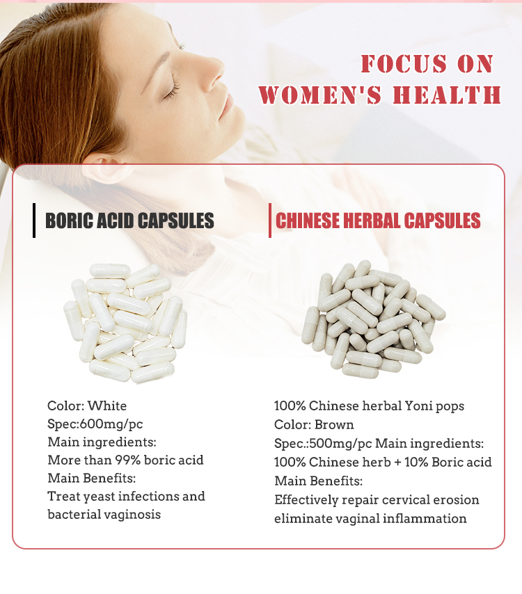 Best Selling Private Label Boric Acid Feminine Wash Boric Acid Capsule ...