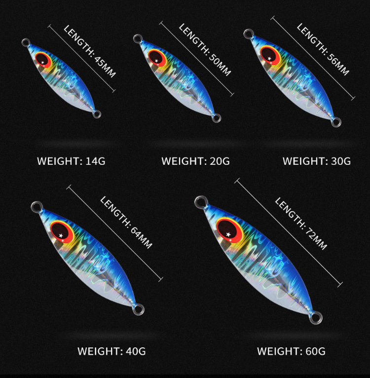 Buy Wholesale China Allblue New 30g Atlas Shore Fishing Slow Pitch Jigging Lurepopular & Slow ...