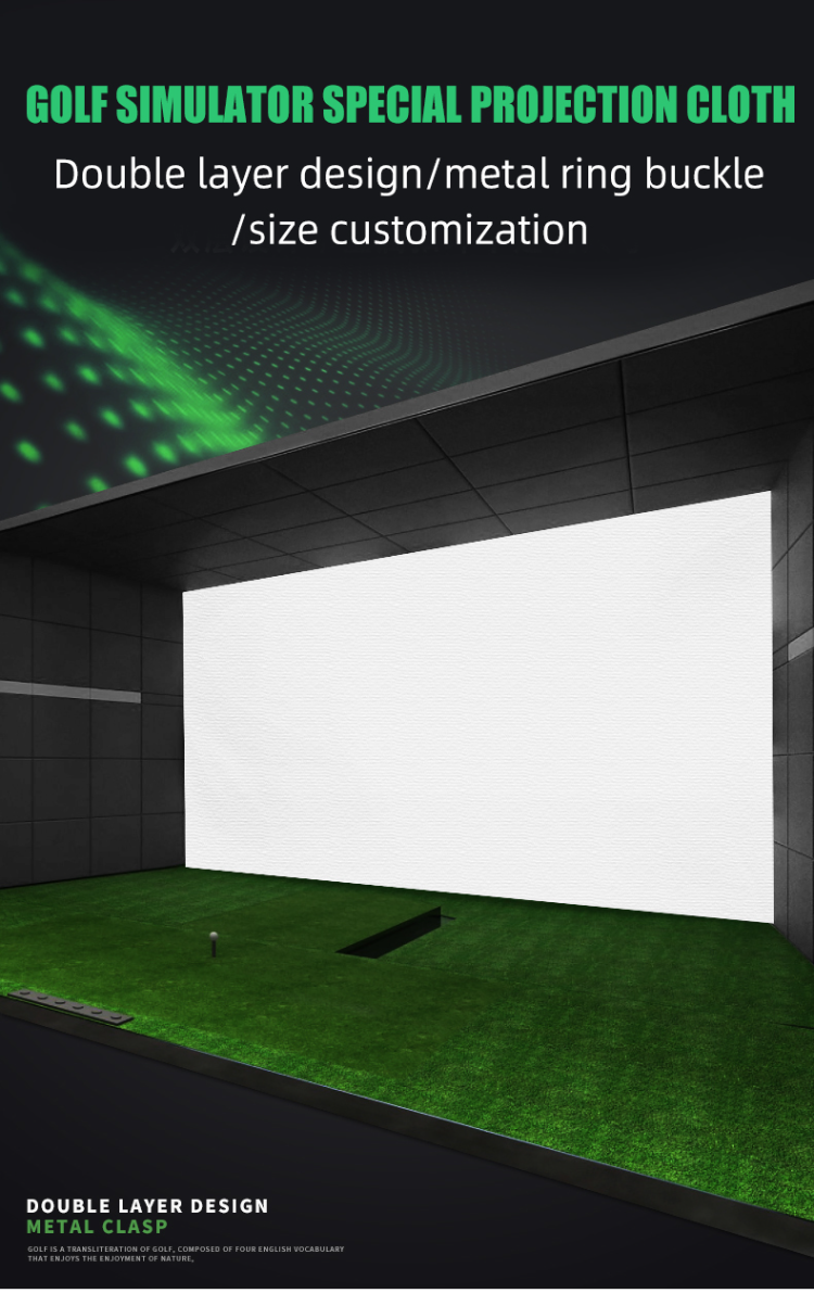 Pgm Mnq010 Home Golf Impact Screen Golf Price Indoor Golf Simulator ...