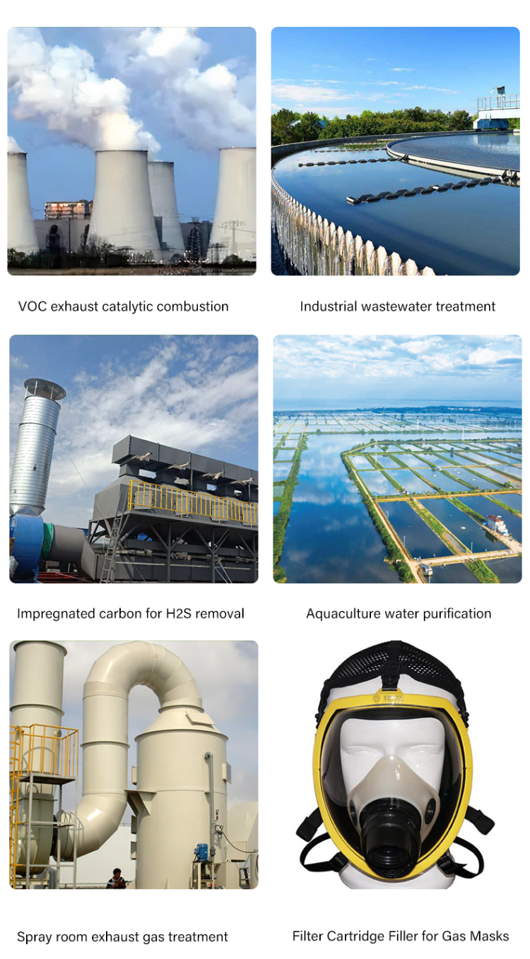 Efficient 50/60/70 Ctc Activated Carbon Pellet Coal Based For Air Gas ...