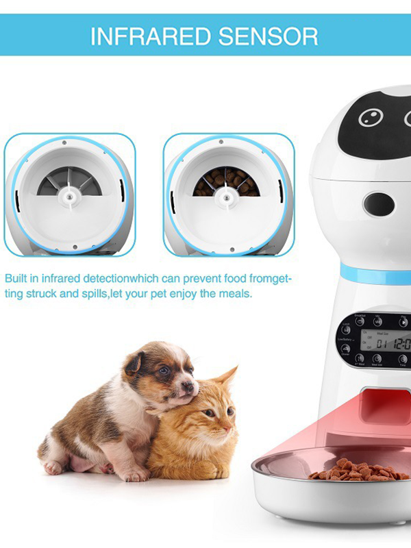 Food Dispenser Smart Wifi Connect Camera App Remote Control Pet Feeder ...