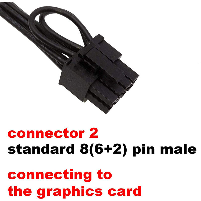 Buy Wholesale China Mini 6 Pin Male To 8(6+2) Pin Male Pci Express ...