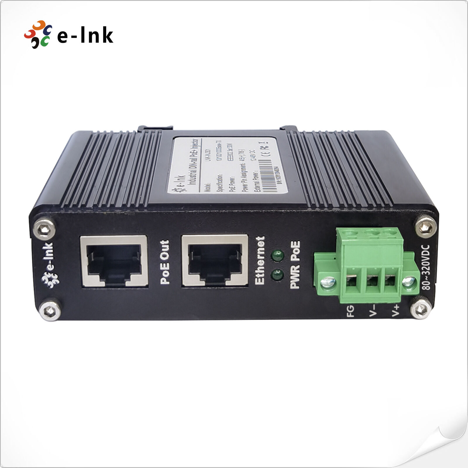 Buy Wholesale China 80~320vdc Power Input Industrial Gigabit Poe+ ...