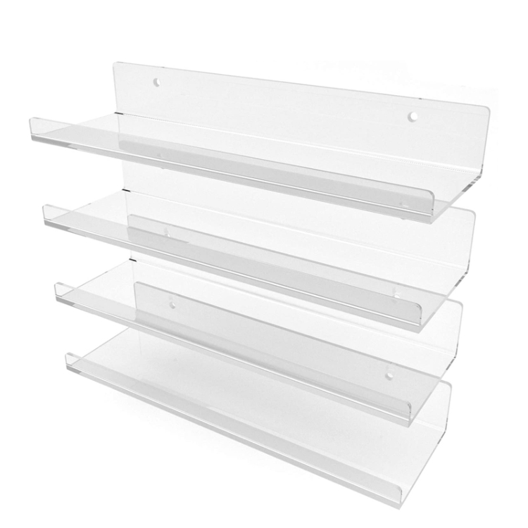 Buy Wholesale China Acrylic Bookshelf Display Rack Clear Floating Wall ...