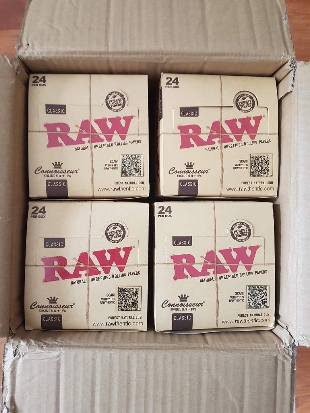 Buy Wholesale China Raw Classic Black King Size Slim Natural Unrefined ...