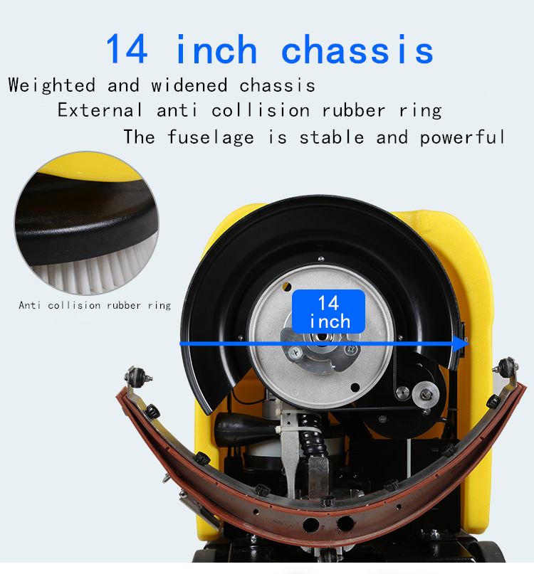 Buy China Wholesale Push-behind Floor Scrubber Wire Type Hand Push Type ...