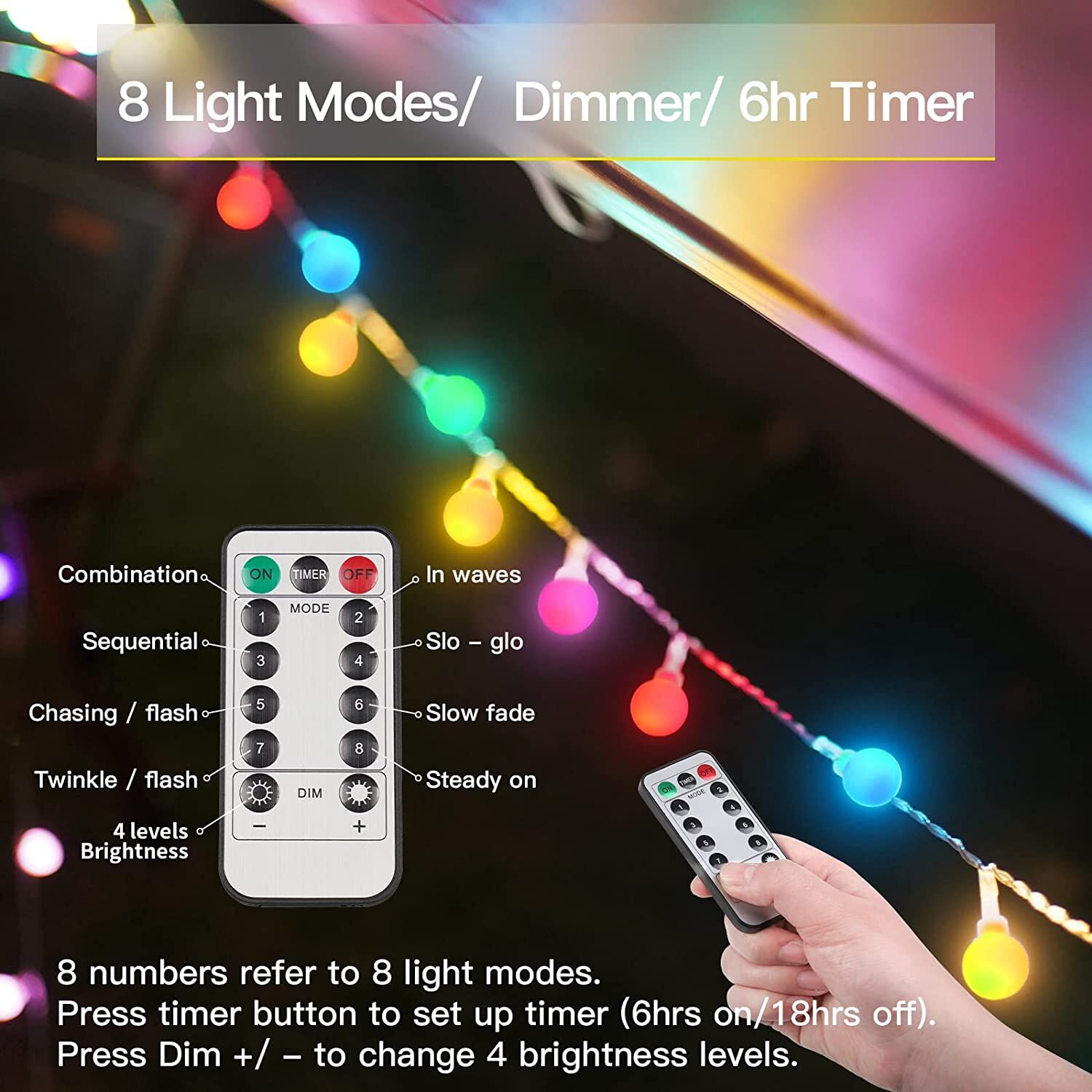 Buy Wholesale China Globe String Lights 50 Led, Usb Plug In Fairy ...