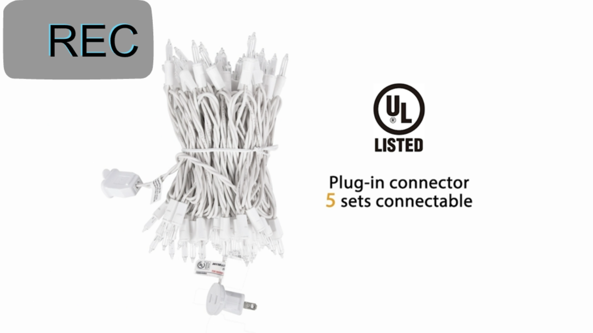 Buy Wholesale China Christmas Lights 100 Count Mini Clear Lights 21ft ...