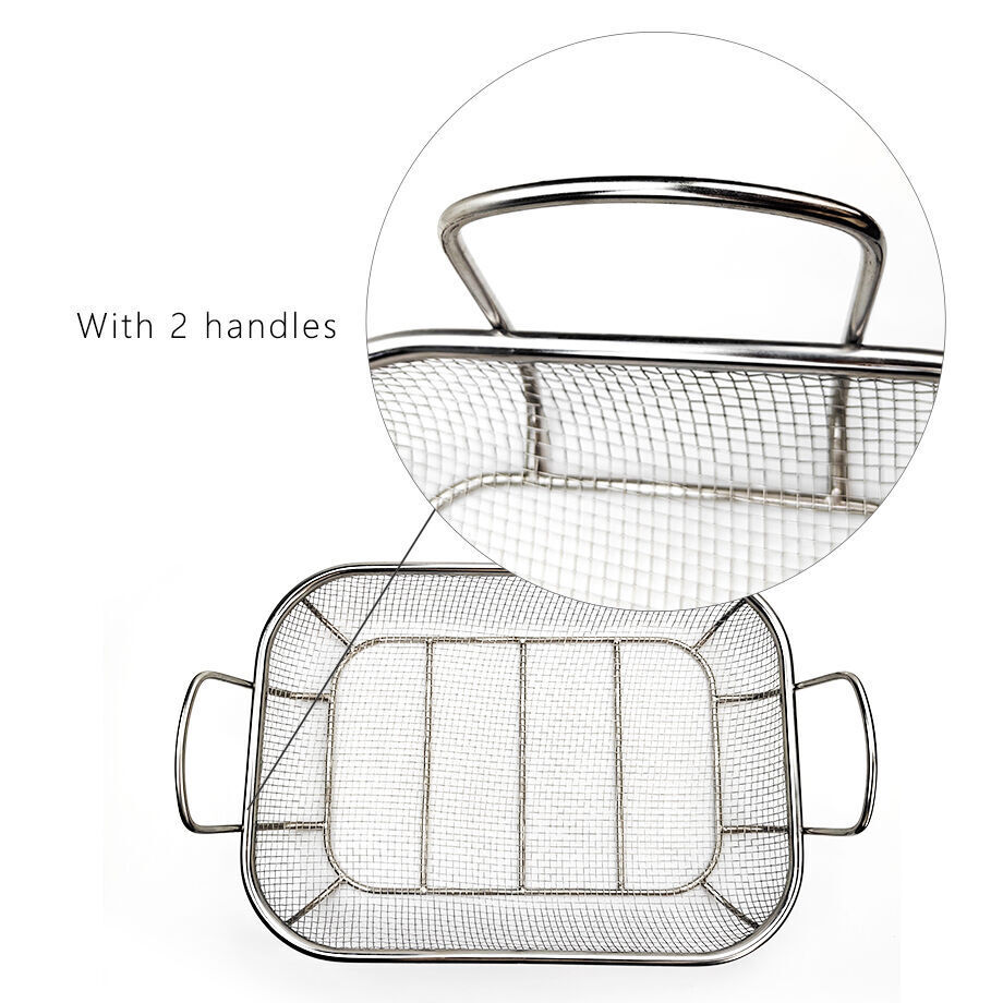 Buy Wholesale China Stainless Steel Vegetable Grill Basket Roasting Pan ...