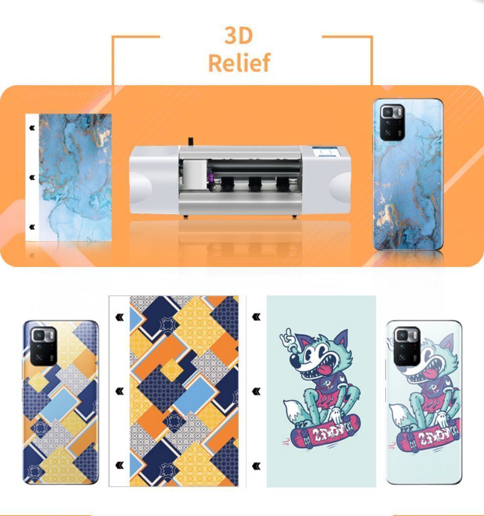 Buy Wholesale China Wholesale 180*120mm Colorful Relief Phone Back Film ...