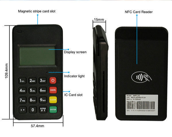 Buy Wholesale China Nfc+ic+magnetic 3 In 1 Emv Bt Mpos Mobile Card ...