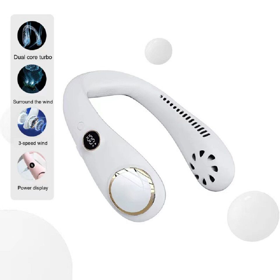 Buy Wholesale China Wearable Sports Fan Neck Fan Fashion Hand Free Mini ...