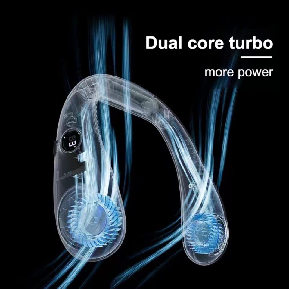 Buy Wholesale China Wearable Sports Fan Neck Fan Fashion Hand Free Mini ...