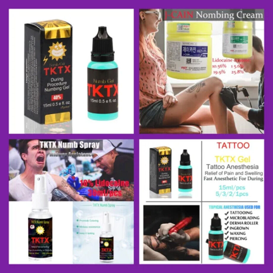 Buy Wholesale China Tktx Blue Numb Gel Topical Anesthetices Gel For ...