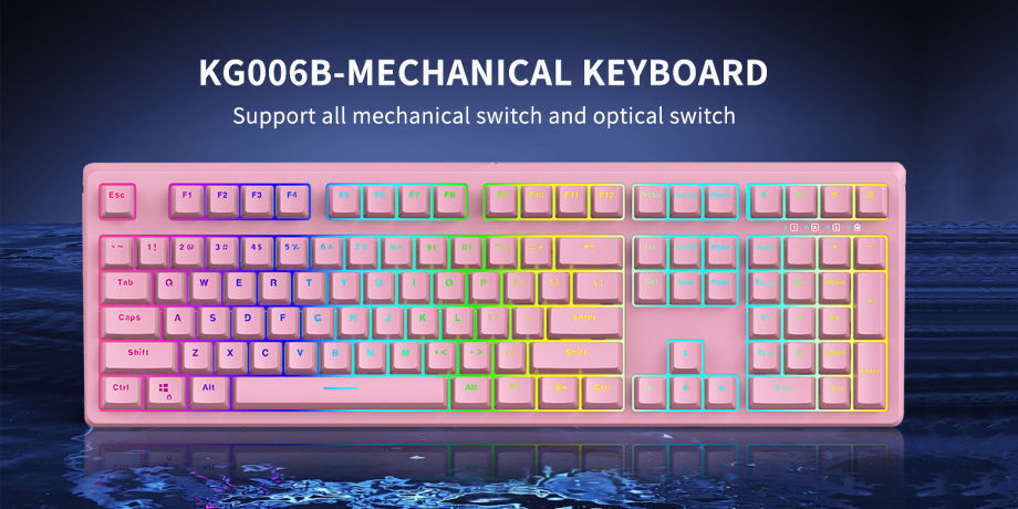 Buy Wholesale China Factory Supplier Mechanical Keyboard Kg006b Custom ...