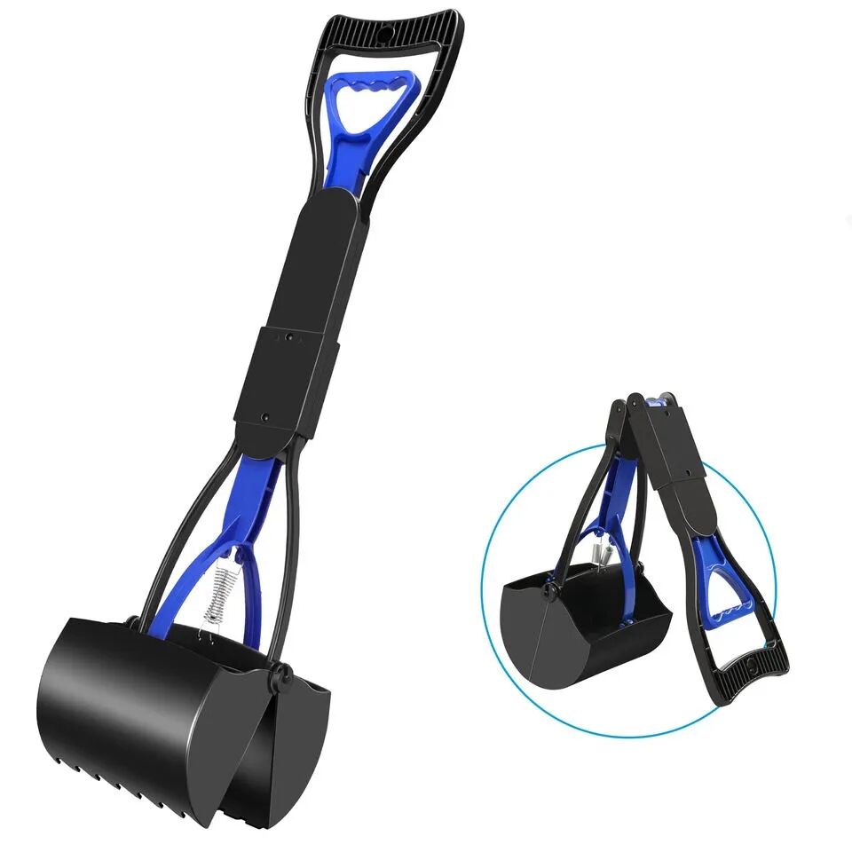 Non-breakable Pet Pooper Scooper For Dogs Handle One-hand Foldable ...