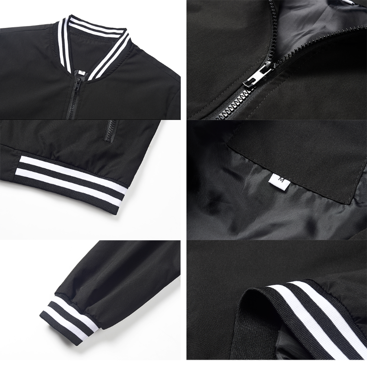 Factory Custom Design Baseball Jacket Long Sleeves Unisex Sport Wear ...