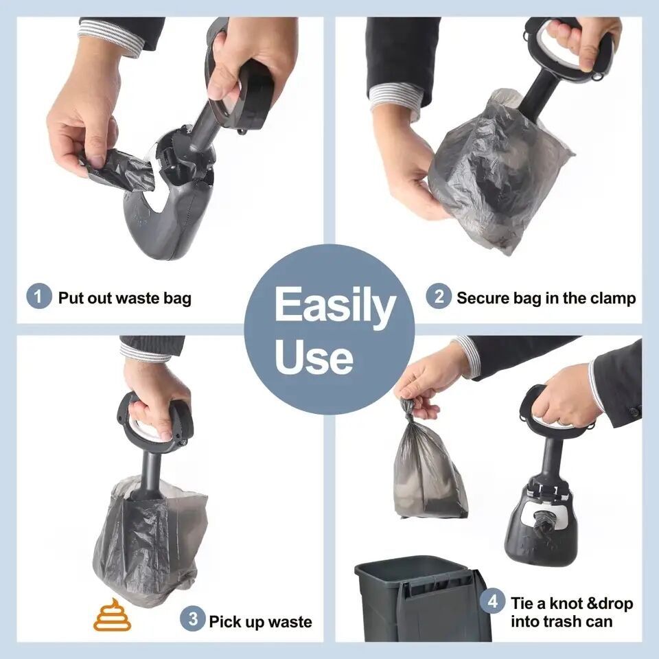 Buy Wholesale China Dog Pooper Scooper Portable Pet Scooper Built-in ...