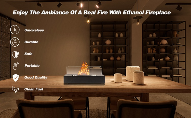 Bulk Buy China Wholesale Freestanding Tabletop Bio Ethanol Fireplace ...