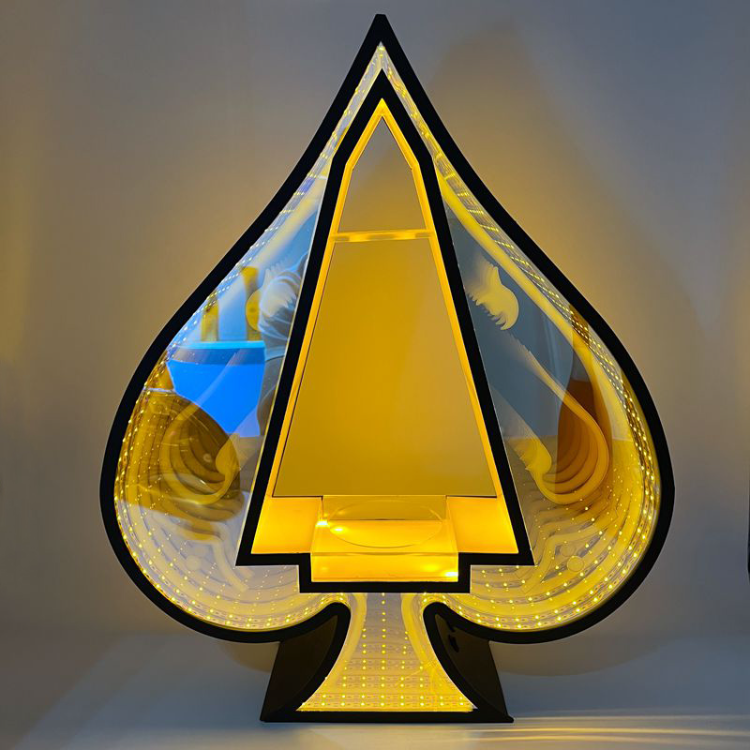 Buy Wholesale China Oem Supplier Ace Of Spades Led Bottle Presenter ...