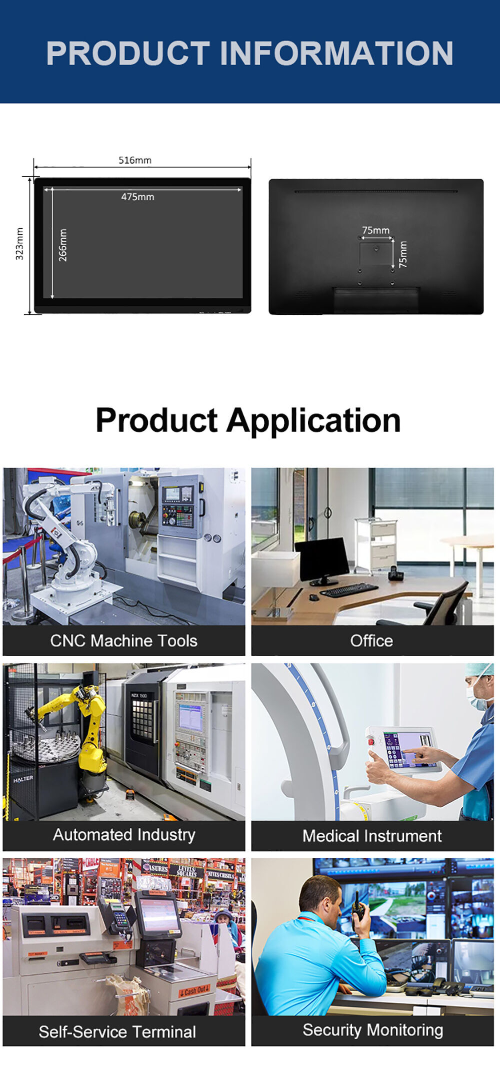 Buy Wholesale China 21.5 Inch Ips1600*900 Tft Led Computer Touch Screen ...