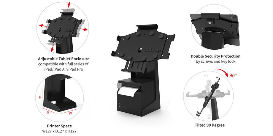 Buy Wholesale China Counter Two-in-one Saving Space Tilt Pos Terminal ...